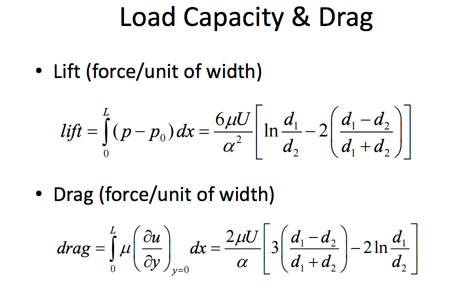 Solved a.Calculate the load capacity and drag torque for a | Chegg.com