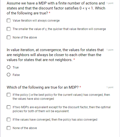 Consider the gridworld MDP where East and West | Chegg.com