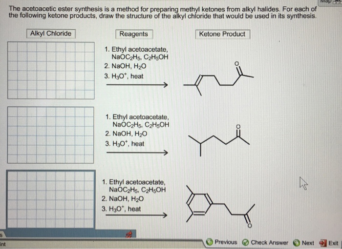Solved Map The acetoacetic ester synthesis is a method for | Chegg.com