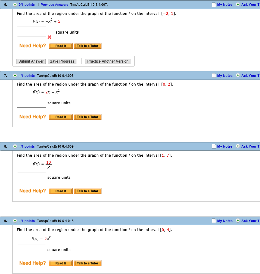 Solved Find the area of the region under the graph of the | Chegg.com