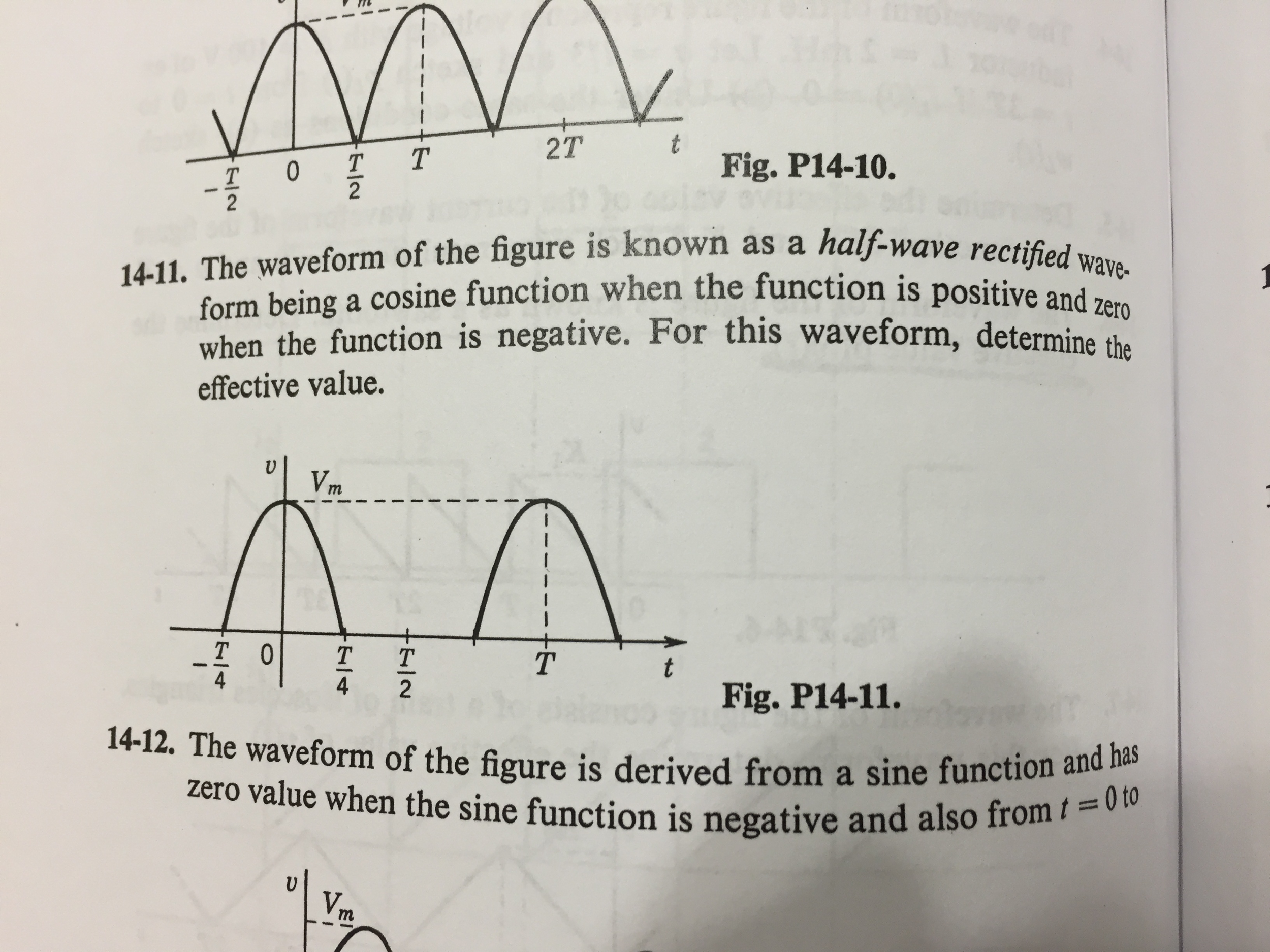 Solved 14-11. The waveform of the figure is known as a | Chegg.com