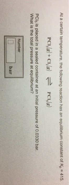 Solved At a certain temperature, the following reaction has | Chegg.com