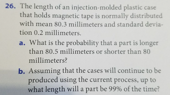Solved 26 The Length Of An Injection molded Plastic Case Chegg solved-26-the-length-of-an-injection-molded-plastic-case-chegg