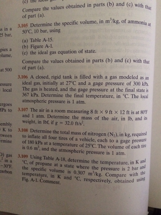 Solved For each case, determine the specified property value | Chegg.com