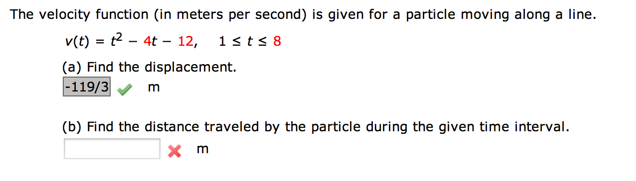 Solved The velocity function (in meters per second) is given | Chegg.com
