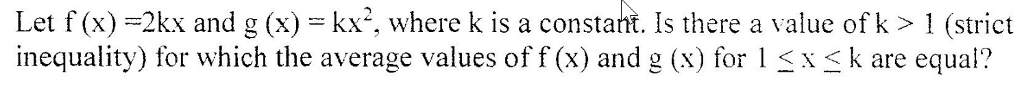 Solved Let f (x)-2kx and g (x) -kx?, where k is a constant. | Chegg.com