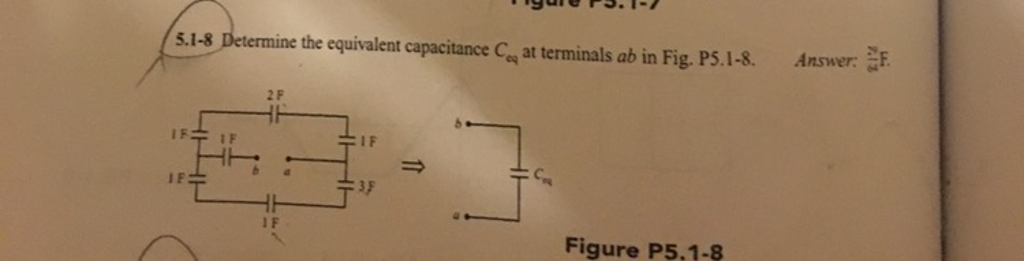 Solved Determine the equivalent capacitance C_eq at | Chegg.com