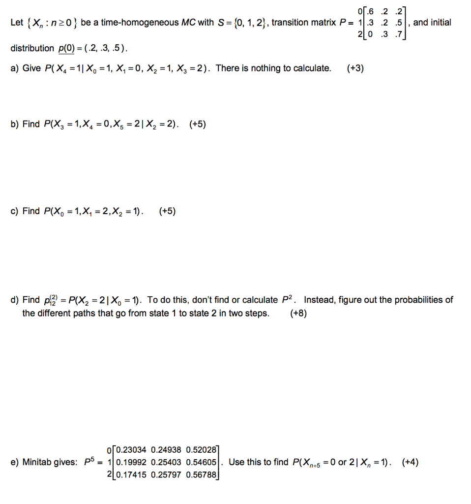 Solved Let {X_n: n greaterthanorequalto 0} be a | Chegg.com