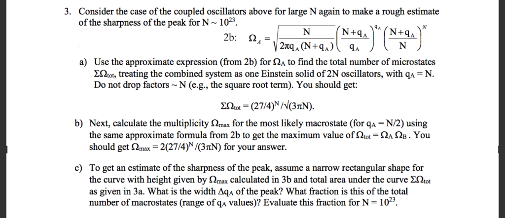 Solved Consider the case of the coupled oscillators above | Chegg.com