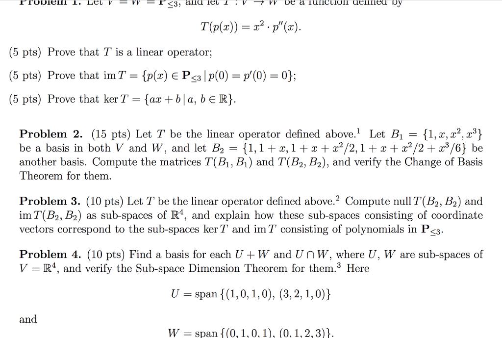 Solved T(p(x)) = x^2 middot p Solved T(p(x)) = x^2 middot p