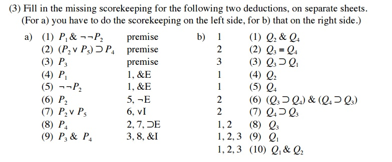 (3) Fill in the missing scorekeeping for the | Chegg.com