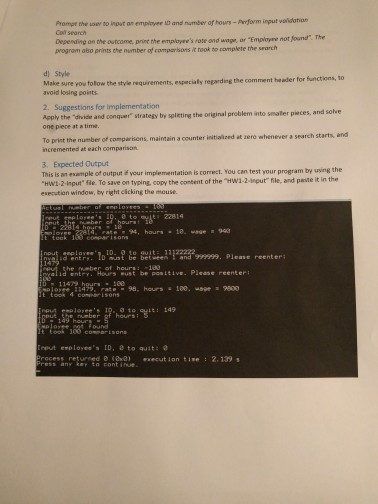 Solved Your program will calculate employees' wages from | Chegg.com