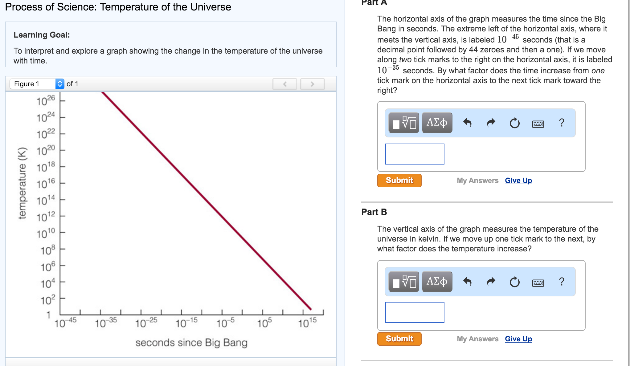 Solved To interpret and explore a graph showing the change | Chegg.com