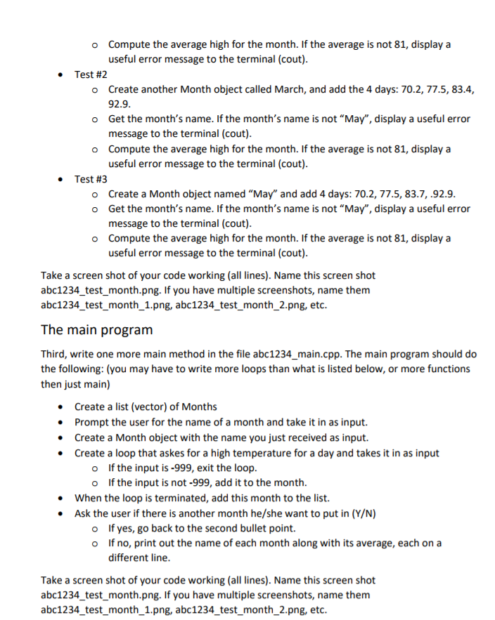Solved In This Homework You Will Create A Class That Stores 8669