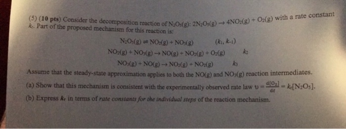 Solved Show that this mechanism is consistent with the | Chegg.com
