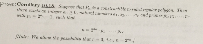 Solved Suppose that P_n is a constructible n-sided regular | Chegg.com
