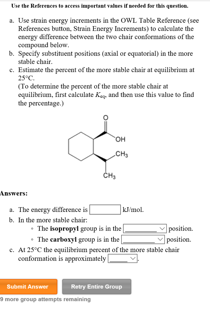 Solved Use the References to access important values if | Chegg.com