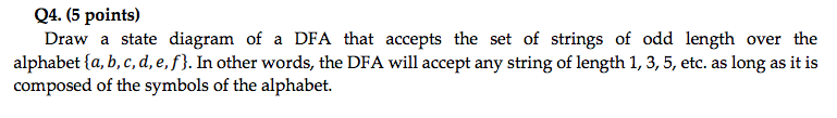 Solved Draw a state diagram of a DFA that accepts the set of | Chegg.com