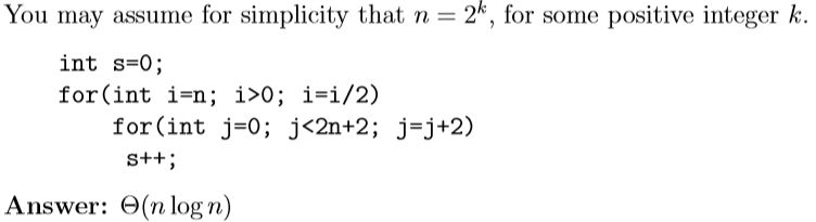 Solved Evaluate the running time of the function in terms of | Chegg.com