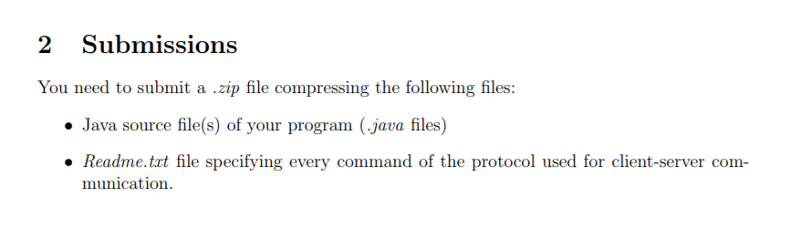 In this assignment, you will implement a simple chat | Chegg.com