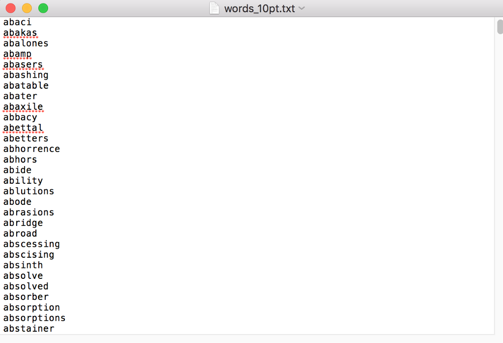Use Python Your program will read the words from | Chegg.com