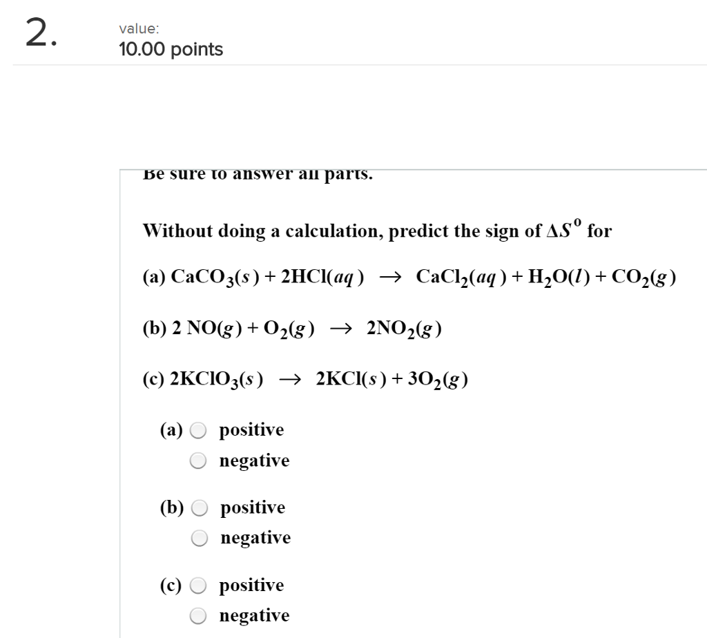 Solved value: 10.00 points Be sure τ0 answer all parts. | Chegg.com