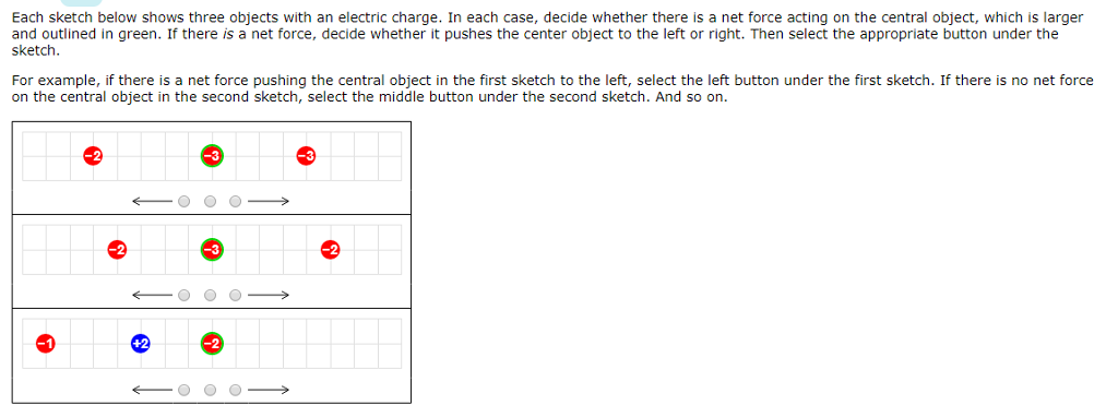 Solved Each sketch below shows three objects with an | Chegg.com