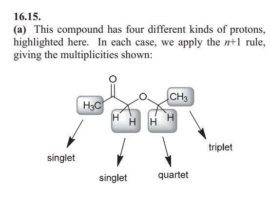 Solved 16.15 (a) This compound has four different kinds of | Chegg.com