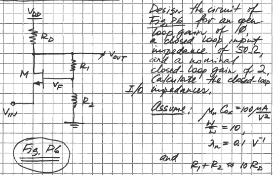 Solved Design a circuit with given open loop gain and closed | Chegg.com