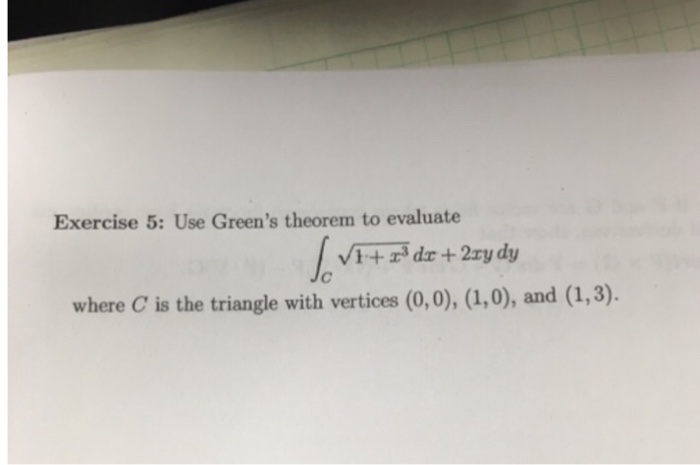 Solved Use Green's theorem to evaluate integral_C | Chegg.com
