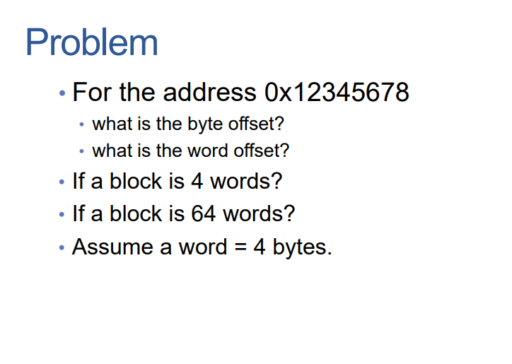 Solved Problem For the address 0x12345678 what is the byte | Chegg.com