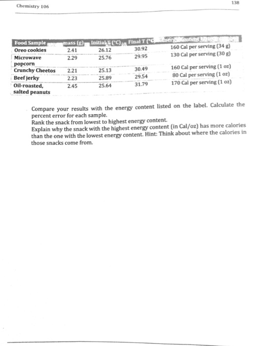 Solved 23.00 Figure 18.2: Bomb Calorimeter Focus Questions | Chegg.com