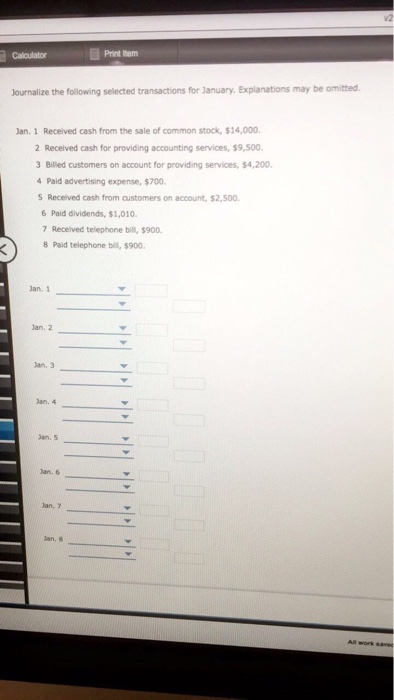 Solved Journalize the following selected transactions for | Chegg.com Solved Journalize the following selected transactions for | Chegg.com