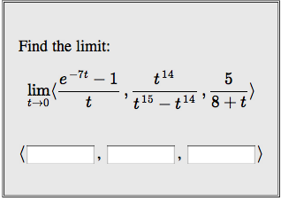 Solved Find the limit: | Chegg.com