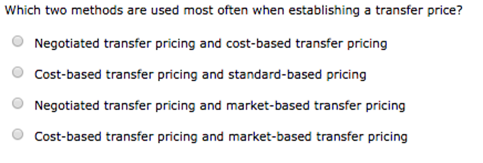 Solved Which Two Methods Are Used Most Often When