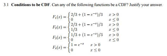 Solved Conditions to be CDF. Can any of the following | Chegg.com