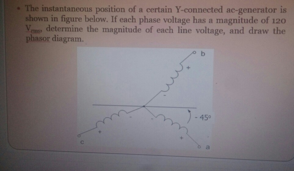 Solved The instantaneous position of a certain Y-connected | Chegg.com