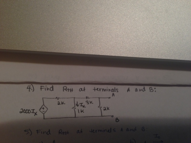Solved Find RTH at terminals A and B ' Find RTH at | Chegg.com