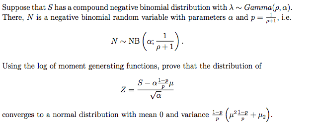 Solved Suppose compound a compound Poisson distribution with | Chegg.com