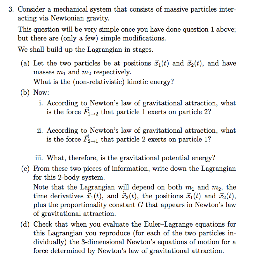 Solved 3. Consider a mechanical system that consists of | Chegg.com