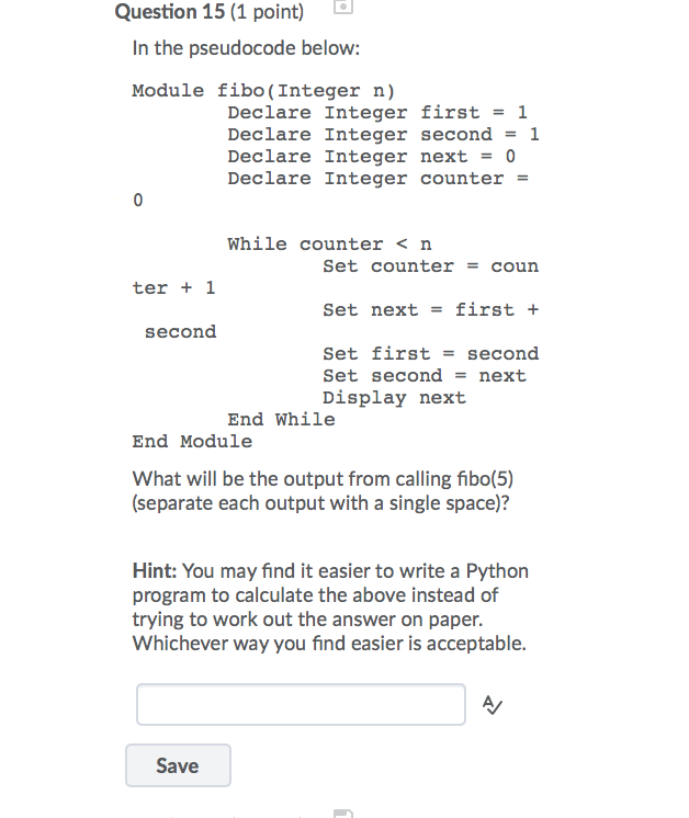 Solved Page 1 of 6 Note: It is recommended that you save | Chegg.com