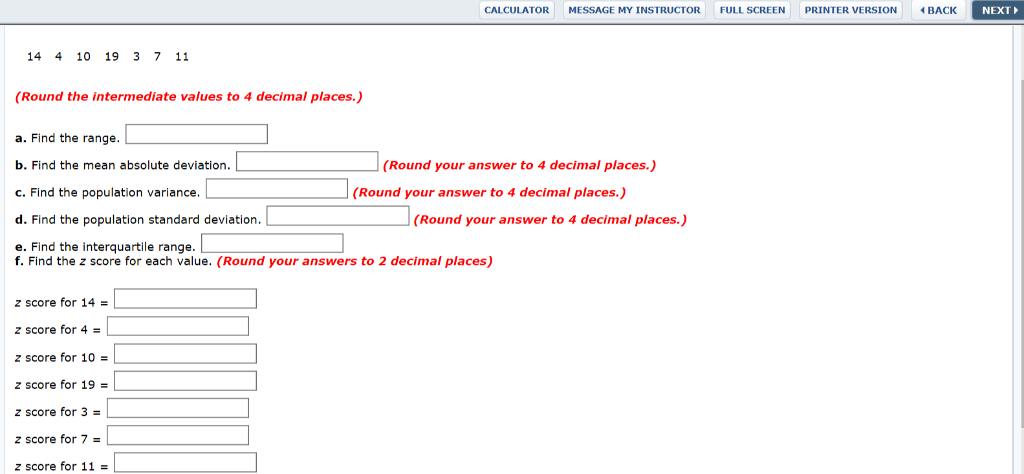 Solved CALCULATOR MESSAGE MY INSTRUCTOR FULL SCREEN | Chegg.com