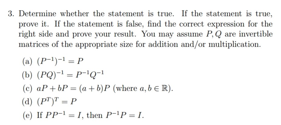 Solved Determine whether the statement is true. If the | Chegg.com