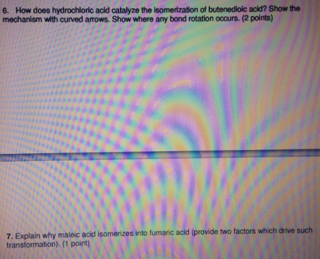 1. Draw fumaric acid, and indicate on the molecule | Chegg.com