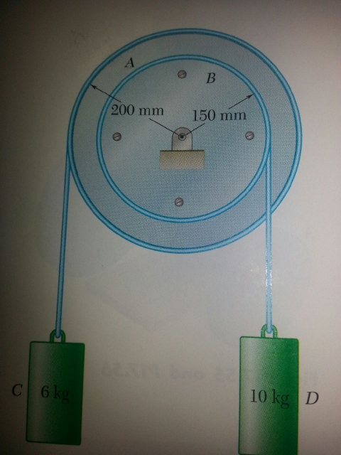 Solved Two uniform disks and two cylinders are assembled as | Chegg.com