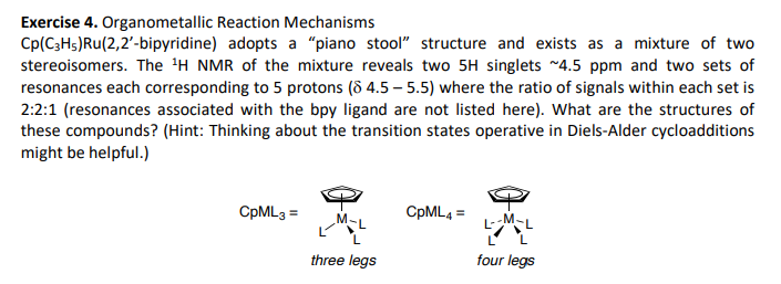 Exercise 4. Organometallic Reaction Mechanisms | Chegg.com