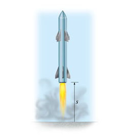 Solved The acceleration of a rocket traveling upward is | Chegg.com