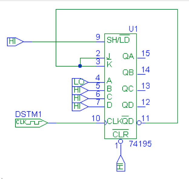 What kind of shift register is the 74195? ( SISO SIPO | Chegg.com