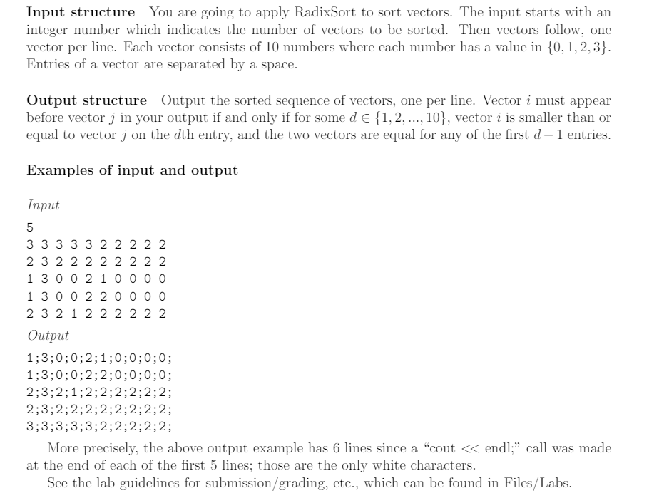 Solved Please write a C++ program: Note: Input requires user | Chegg.com