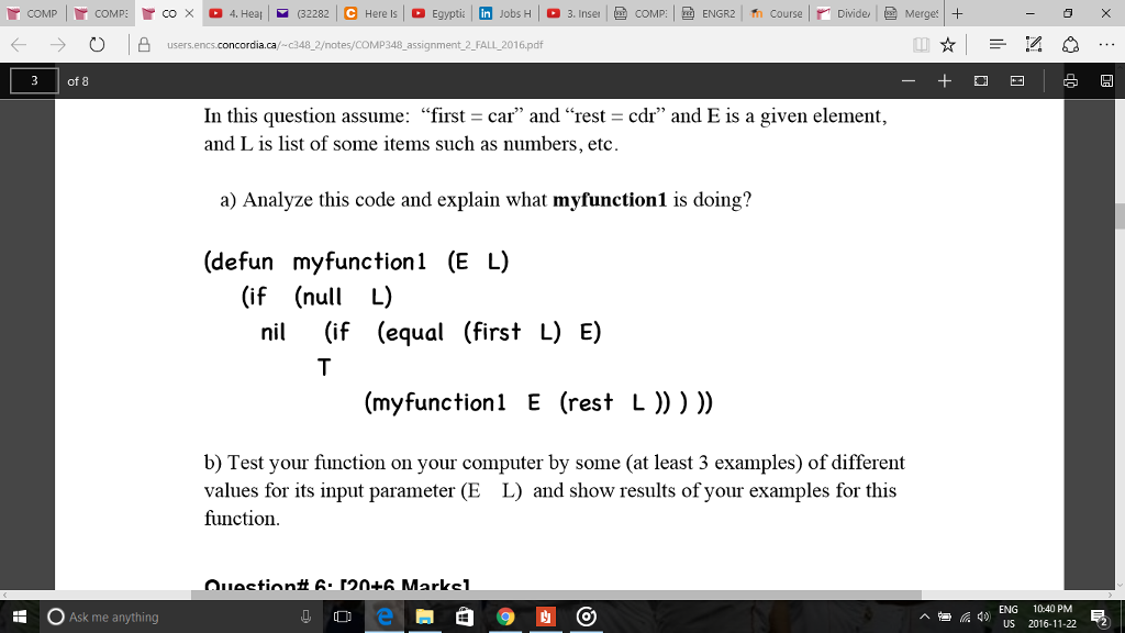 Solved For answering the next question: install Common | Chegg.com